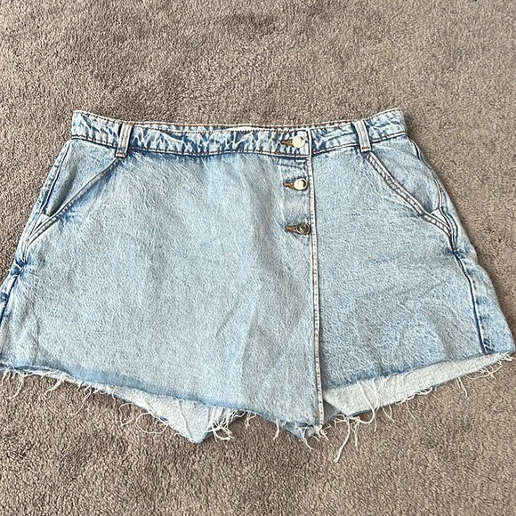 Zara | Shorts | Zara Denim Skort | Poshmark